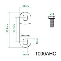 China CE 2mm M4 Lifepo4 Battery Busbars For Solar Energy System for sale