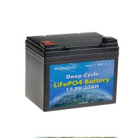 China 12.8V 33Ah Bluetooth LiFePO4 Battery Pack with 2000 Cycles and Built-in BMS for RV and Marine for sale