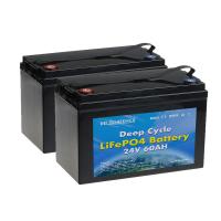 China 24V 60Ah LiFePO4 Battery Pack with 2000 Cycles Built-in BMS and Customizable Options for Tricycles for sale