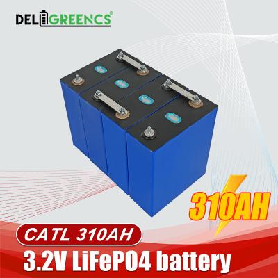 China CATL 3.2V 310AH LiFePO4 Prismatic Lithium Battery for Solar Energy Storage with 3500 Cycle Life for sale
