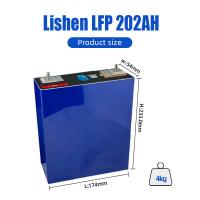 China 3.2V 202Ah LiFePO4 Battery Cell for Solar and Wind Power Systems with 3500 Cycle Life for sale