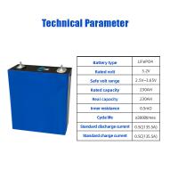 China EVE 3.2V 230Ah Prismatic LiFePO4 Battery Cell for Forklift with 2000 Cycle Life for sale