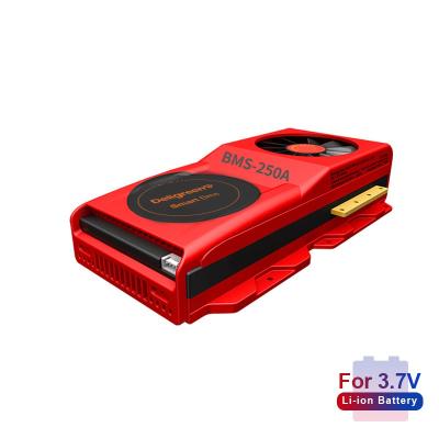 China Smart BMS Li-Ion Battery Management System 3S 12V 250A with Fan for Electric Vehicles and Solar Storage for sale