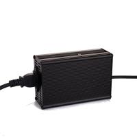 China Fast Charging 60V 10A Lithium Battery Charger with Aluminum Shell for Electric Scooter for sale