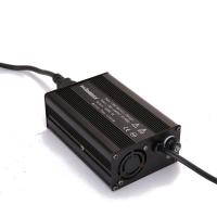 China Fast Charging 60V 10A Lithium Battery Charger with Aluminum Shell for Electric Scooter for sale