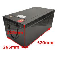 China 12V 250AH Deep Cycle Lifepo4 Battery Pack with Screw Terminal and 3000 Cycles for Solar Storage for sale