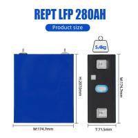 China US warehouse In Stock Lithium Ion Solar Battery REPT Rechargeable 3.2V 280Ah for sale
