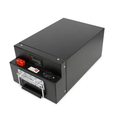 China 60V 200AH Lifepo4 Battery Pack with RS485 Communication and Bluetooth Support for AGV Car for sale