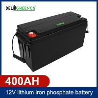 China High Capacity 400AH 12V Lithium Ion Battery RV Battery For Solar Energy for sale