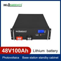 China 48V 100AH Grade A Lithium Iron Phosphate Energy Storage Battery with 4000 Charge Discharge Cycles for sale