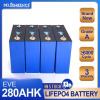 China EU 3.2V 280ah Lifepo4 Battery LF280K For Solar DIY Battery Pack 12V 25V 48V for sale