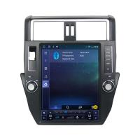 China Android 13 Tesla Screen BT Car Radio System DVD For Toyota Prado 2010-2013 for sale