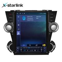 China Multimedia 12.1 Inch Vertical Screen Car Stereo Radio For Toyota HIghlander for sale