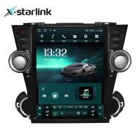 China Multimedia 12.1 Inch Vertical Screen Car Stereo Radio For Toyota HIghlander for sale