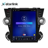 China Multimedia 12.1 Inch Vertical Screen Car Stereo Radio For Toyota HIghlander for sale