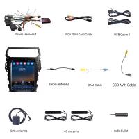 China Android 12 Car Video 12.1 Inch Vertical Screen Navigation Carplay For Ford Explorer for sale