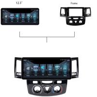 China Android 12 12.3 Inch Car Video Player Touch Screen Multimedia For Toyota Fortuner for sale