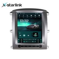 China 12.1inch 128G Tesla Car Vertical Screen Radio Multimedia For Toyota LC100 2002-2007 for sale