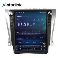 China Car GPS Android Stereo Radio Player 12.1in IPS Vertical Screen For Toyota Camry 2012-2017 for sale