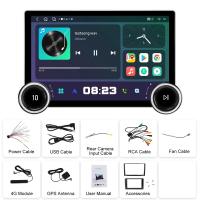 China Dual Knobs Universal Car Radio For 11.8 Inch Landscape Display With Carplay for sale