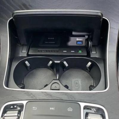 China Type C Quick Charge Wireless Car Charger For Mercedes Benz C Class W205 C180 C200 C260 for sale