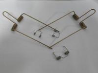 China Customized Metal Double Coil Torsion Spring For Toy Or Furniture Industries for sale