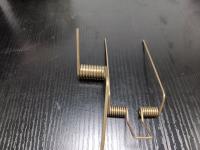 China Straight End Type Small Torsion Springs Steel Construction High Precision for sale
