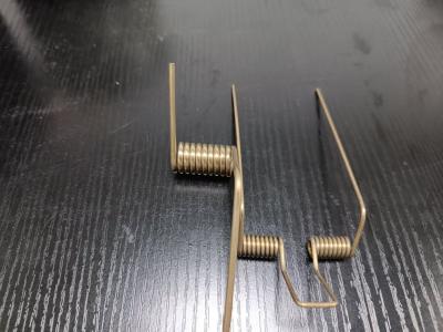China Straight End Type Small Torsion Springs Steel Construction High Precision for sale