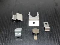 China Small Metal Locking Clips Industrial Use Flat Spring Metal Clip Custom Size for sale