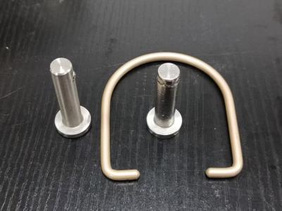 China 2 Inches Length Stainless Steel Clevis Pins Zinc Plated Secure Fit For Components for sale