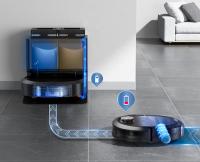 China Cyclone Sweep Pro Floor Vacuum Robot with Cyclonic Suction and Mopping Functions for sale