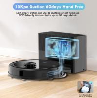 China Robot Vacuum Cleaner With Spin Mop Deep Clean Floor With Work Station for sale