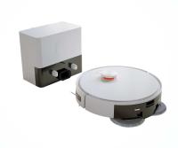 China Robot Vacuum Cleaner With Spin Mop Deep Clean Floor With Work Station for sale