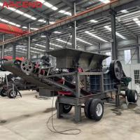 China Small Portable Gold Mining Equipment 10-100tph Capacity Quarry Mobile Crushing Machine for sale