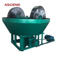 China Mining Equipment Wet Grinding Pan Mill Mining Equipment Small Scale Rock 1200 for sale