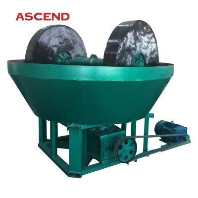 China Wet Pan Mill Gold Milling Machine Stone Rock Gold Ore Grinder Grinding 1500 for sale