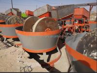 China Mining Equipment Wet Grinding Pan Mill Mining Equipment Small Scale Rock 1200 for sale