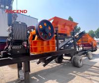 China Big scale mobile jaw stone crushers for quartz basalt dolomite gold ore crushing for sale