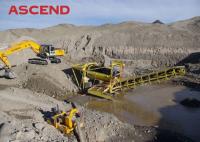 China Gold Processing Plant  100-200 Tph Gold Washing Plant Include Trommel Screen And Sluice Box for sale