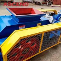 China limestone granite crushing capacity 20 30 tons per hour 2PG-750x500 double roller crusher in South Africa for sale
