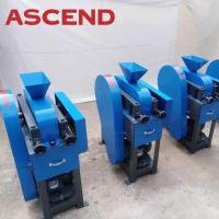 China 400 500 Kg Per Hour Capacity Basalt Marble Ceramic Crushing Output Size Less Than 3mm Lab Sample Double Roller Crusher for sale