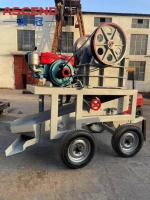 China Small Capacity 1 2 3tph Mobile Jaw Crusher PE150x250 For Basalt Limestone Gold Ore Crushing In Energy&Mining for sale