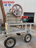China Small Capacity 1 2 3tph Mobile Jaw Crusher PE150x250 For Basalt Limestone Gold Ore Crushing In Energy&Mining for sale