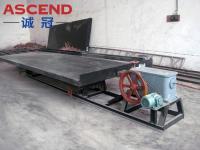 China 6S Gold Shaking Table Gravity Separator Gold With High Efficiency 1-1.5 Tph Recovery Gold for sale