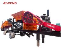 China Mobile Jaw Crusher With Wheels And Trailer By Diesel Driven For Marble Gravel Limestone Crushing for sale