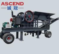 China Diesel Engine Mobile Jaw Crusher for Sand Stone Processing Production Lines for sale