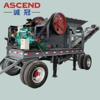 China Diesel Engine Mobile Jaw Crusher for Sand Stone Processing Production Lines for sale