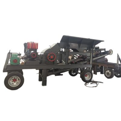 China PC400x300 PC600x400 Models 8 10 15tph Capacity Diesel Engine Mobile Hammer Crusher Mill For Glass Limestone Gravel for sale
