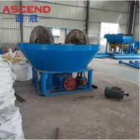China Small Capacity Water Wet Pan Mills 1100 Model Powder Mesh 80-150 For Gold Powder Making With 200 Kg Per Hour In Sudan for sale