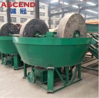 China 1200 1100 Models 200 300kg Per Hour Water Wet Pan Mills With Gearbox Spare Parts For Gold Selecting In Ghana Sudan Kenya for sale